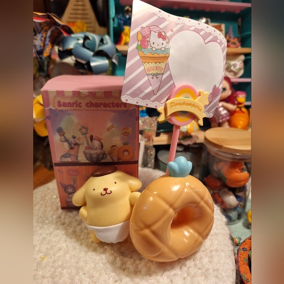 Sanrio | Accents | Pompompurin Donut Figure With Photo Memo Balloon ...